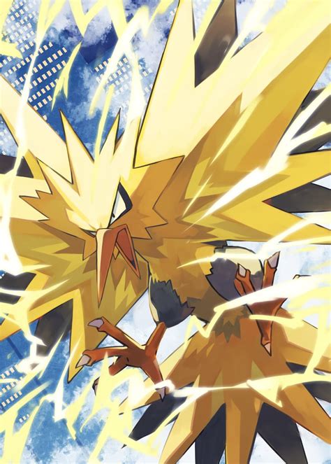 Zapdos Pokemon Drawn By Gara Qbeuxvii Danbooru