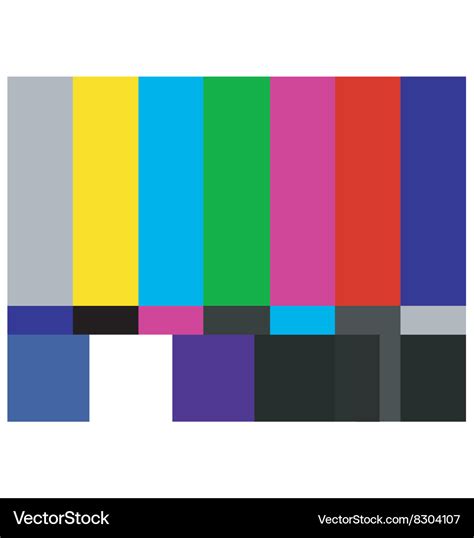 Test Card Royalty Free Vector Image Vectorstock