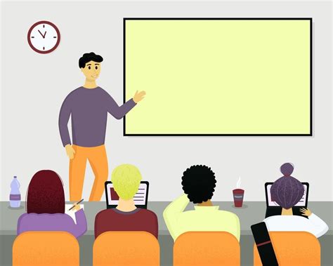 Pupils Group Listening To Female Teacher Education Concept Modern