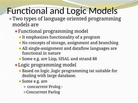 Unit 22 Parallel Programming Architecture Pptx