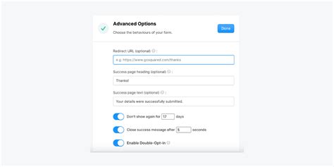 introducing pop up forms ecosend
