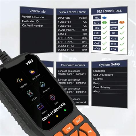 Car Obd Detector Fault Maintenance General Annual Inspection Engine