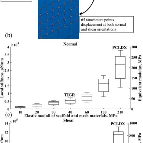Simulation Results Of Local Stiffness A Show A Visual Overview Of How Download Scientific