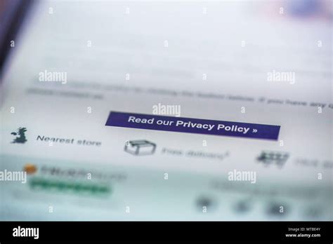 General Data Protection Regulation Gdpr Closeup Smartphone Message With Button Read The