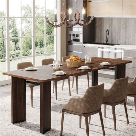 Millwood Pines Clarica 78 8 Long Rectangular Dining Table And Reviews