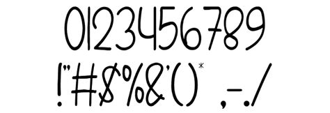 Second Date Font Second Date Font
