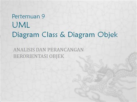 UML Diagram Class Dan Diagram Objek DailyManly
