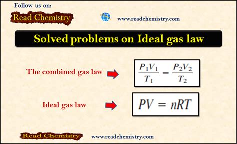 The Ideal Gas Law Solved Problems Read Chemistry