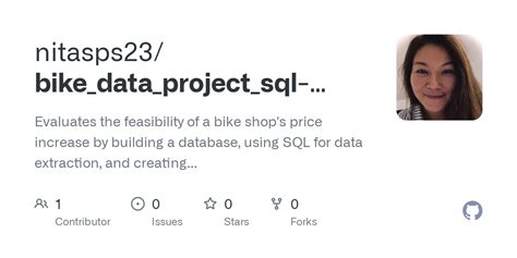github nitasps23 bike data project sql power bi dashboard evaluates