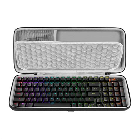 Geekria 90 96 Keyboard Case Hard Shell Travel Carrying Bag For 100 Keys Computer Mechanical