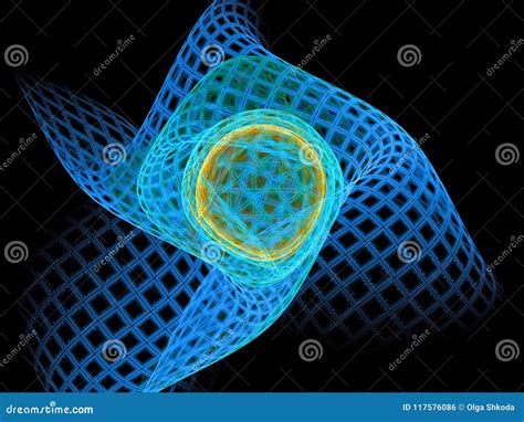 Abstract Technology Fractal Stock Illustration Illustration Of