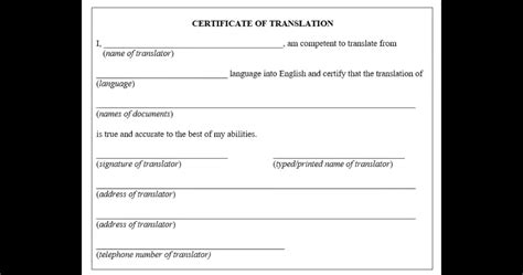 What Is A Certificate Of Translation Accuracy
