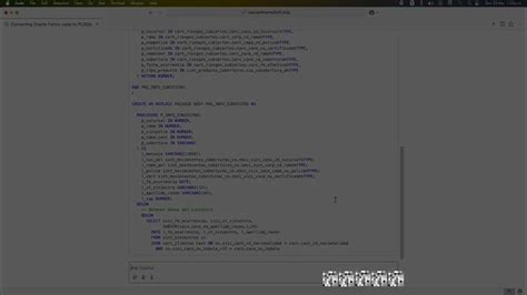 Convert Oracle Forms To Plsql V2 Youtube