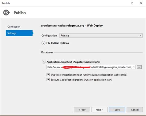 Web Api Ef Code First How To Deploy To Azure Stack Overflow