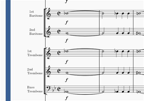 Mu4 Staff Instrument Alignment Not Correct When Using Two Lines