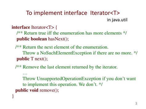 PPT CS Recitation Interfaces Iterator And Iterable Nested Inner And Static