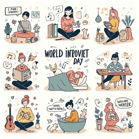 Premium Photo Design For World Introvert Day