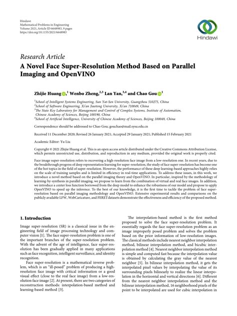 Pdf A Novel Face Super Resolution Method Based On Parallel Imaging