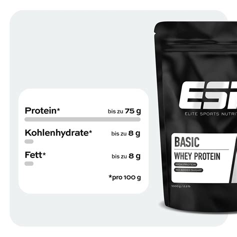 Whey Protein Basic Whey Konzentrat Günstig Kaufen Esn