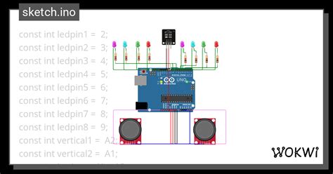 Joystick Abal2 Dirly Wokwi Esp32 Stm32 Arduino Simulator