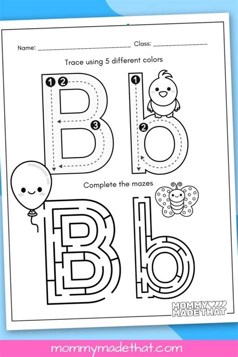 Letter B Worksheets