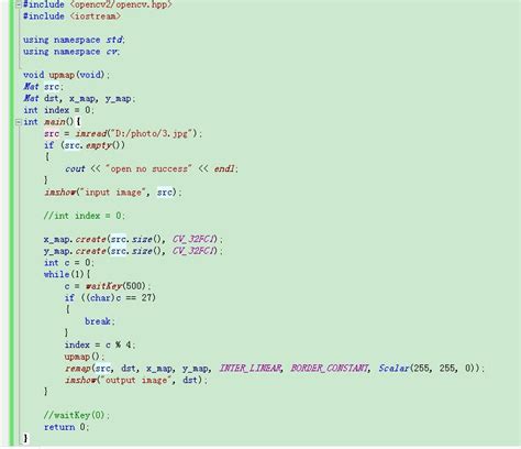 学习opencv之像素重映射 opencv 像素 映射表 csdn博客