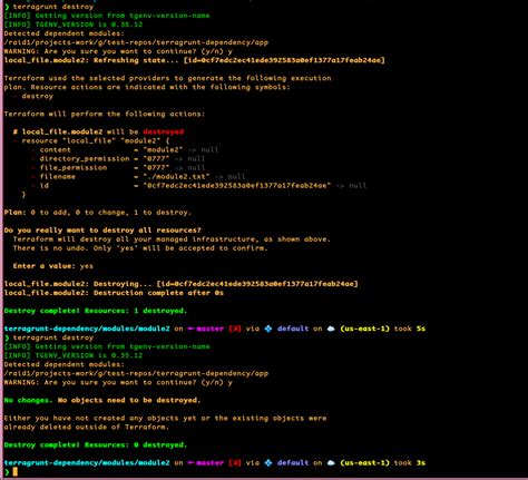 Terragrunt Destroy Not Working As Expected Issue Gruntwork Io Terragrunt GitHub