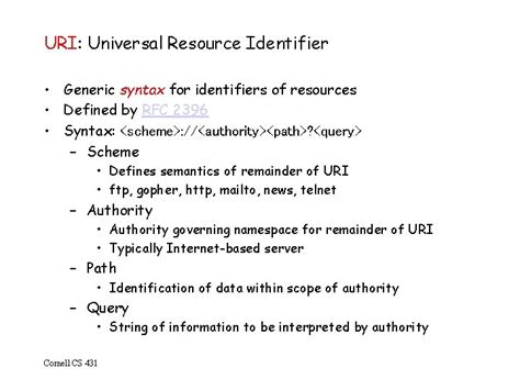 Identifiers And Types Cs 431 Architecture Of Web