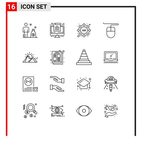 16 Universal Outlines Set For Web And Mobile Applications Article Sun