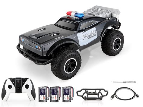 Carox Remote Control Police Car With Lights And Sirens For
