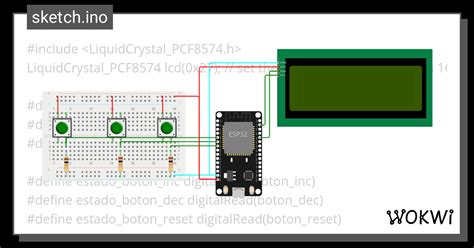 Contador Wokwi Esp32 Stm32 Arduino Simulator