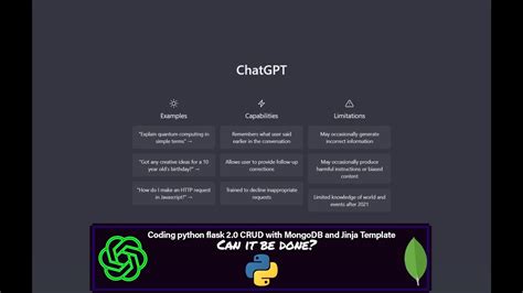 Unlock The Secrets Of A Powerful Python Flask 20 Crud App With Chatgpt