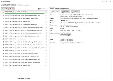 Display Job Information In Queue Window Constantly Issue HandBrake HandBrake GitHub