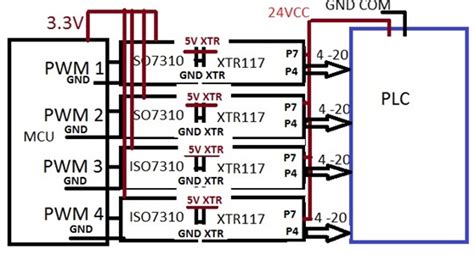 4 Channels Of 4 20 MA Xtr117 Amplifiers Forum Amplifiers TI E2E Support Forums