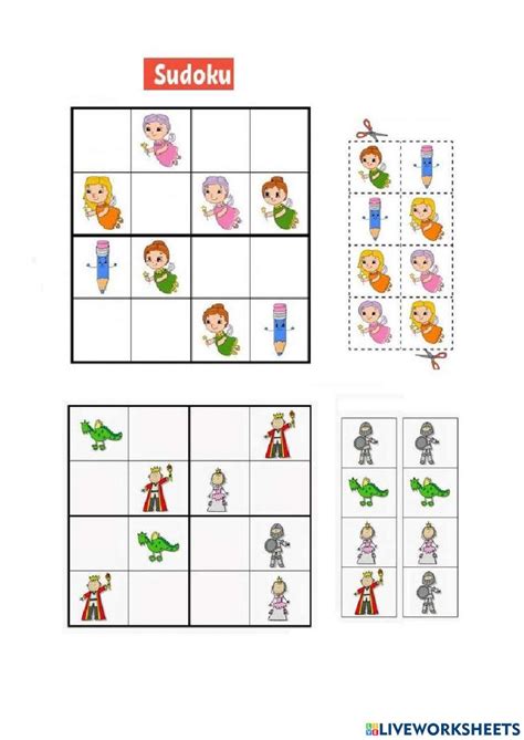 Sudocu Worksheet Live Worksheets