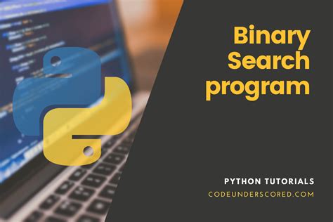 Python Program For Binary Search Code Underscored