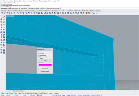 Naked Edges Resulting From Simple Fillet Rhino For Windows McNeel Forum