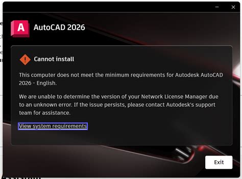 Cannot Install This Computer Does Not Meet The Minimum Requirements When Installing An
