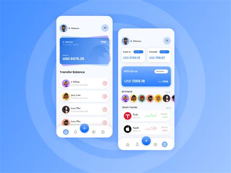 Finance App Ui Design On Behance