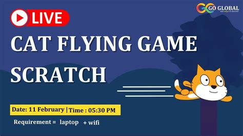cat flying game how to make cat flying using scratch scratch youtube