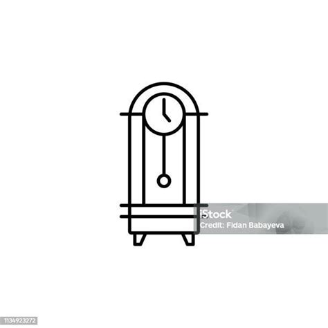 골동품 시계 아이콘입니다 기호와 기호는 웹 로고 모바일 앱 Ui Ux에 사용할 수 있습니다 0명에 대한 스톡 벡터 아트 및 기타 이미지 Istock