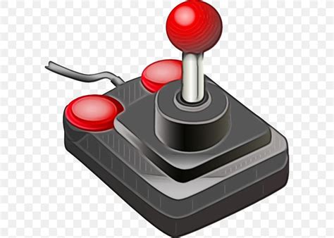 Joystick Input Device Technology Electronic Device Peripheral Png 600x585px Watercolor