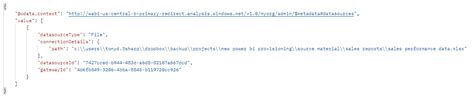 Power Bi Rest Api Datasets Getdatasourcesasadmin Microsoft