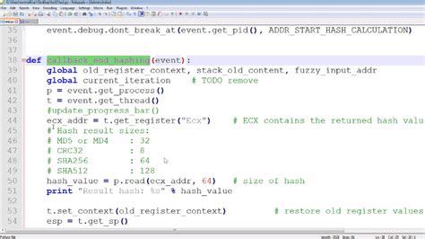 the art of fuzzing demo 9 in memory fuzzing hashcalc using winappdbg