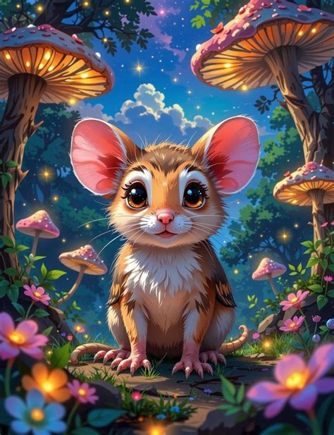 Setting Is An Enchanted Jungle Image Created By Crystalballmech