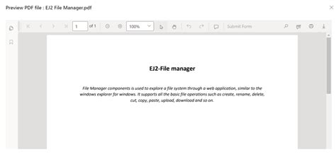 Preview Files In Blazor File Manager A Comprehensive Guide