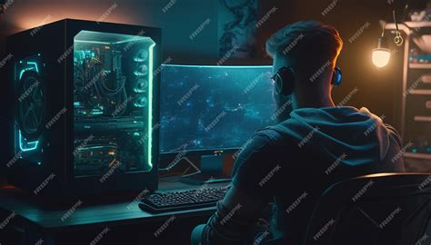 premium photo gamer digital art illustration generative ai