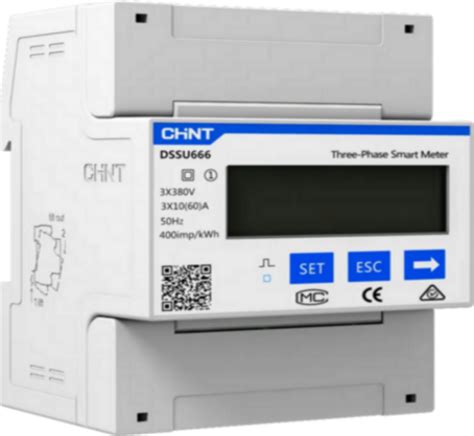 Chint Dtsu666 Three Phase Din Rail Meter Lazada