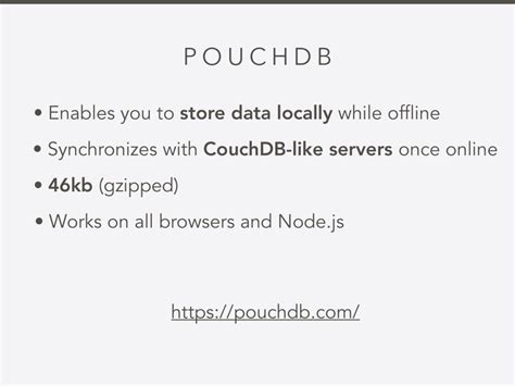 Dealing With Data Offline In Web Apps Speaker Deck