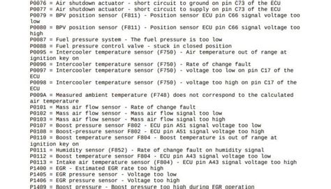Peterbilt Fault Codes